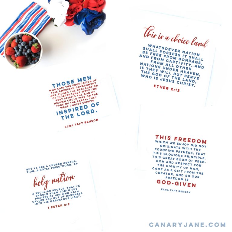 Patriotic Scriptures and Quotes – Canary Jane