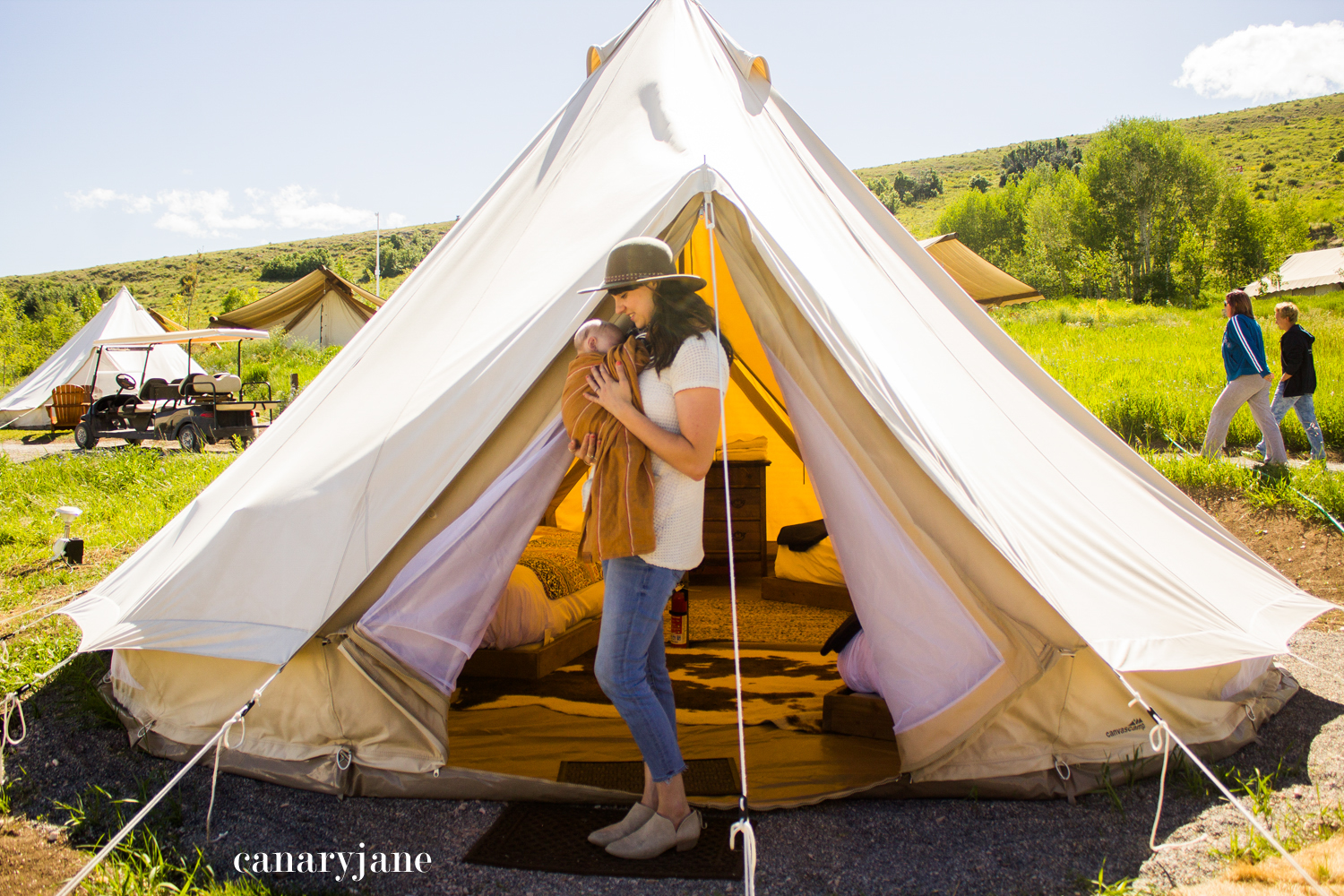 Glamping at Conestoga Ranch at Bear Lake - Canary Jane
