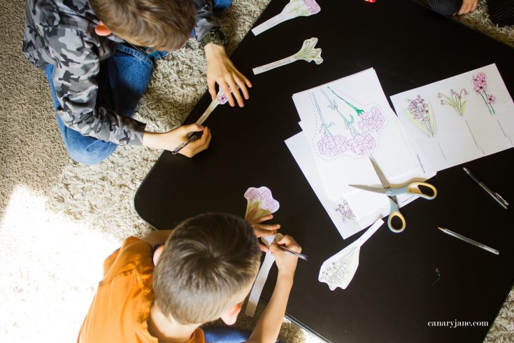 Free Printable Flower Bouquet for Mothers Day – Canary Jane