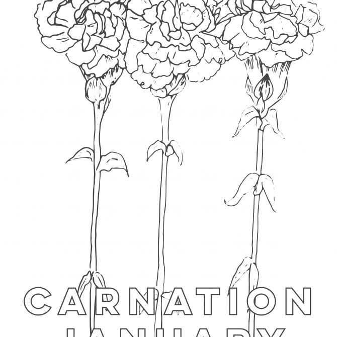 January Free Printable Coloring Pages Bundle – Canary Jane