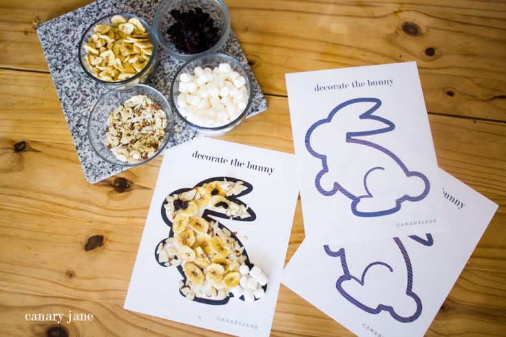 Decorate a Bunny Free Printable Activity – Canary Jane