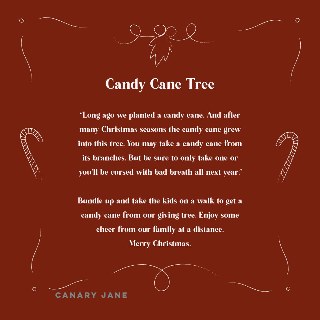 Magical Christmas Candy Cane Giving Tree Sign and Graphics Bundle ...