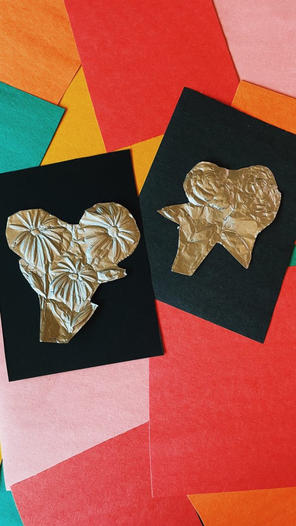 Easy Tin Foil Embossed Floral Craft – Canary Jane