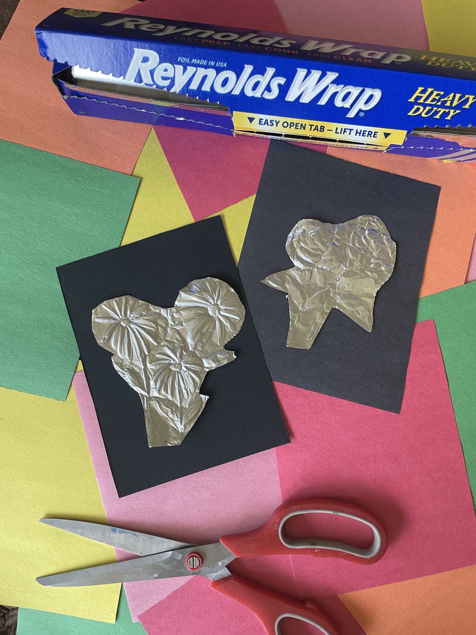 Easy Tin Foil Embossed Floral Craft – Canary Jane
