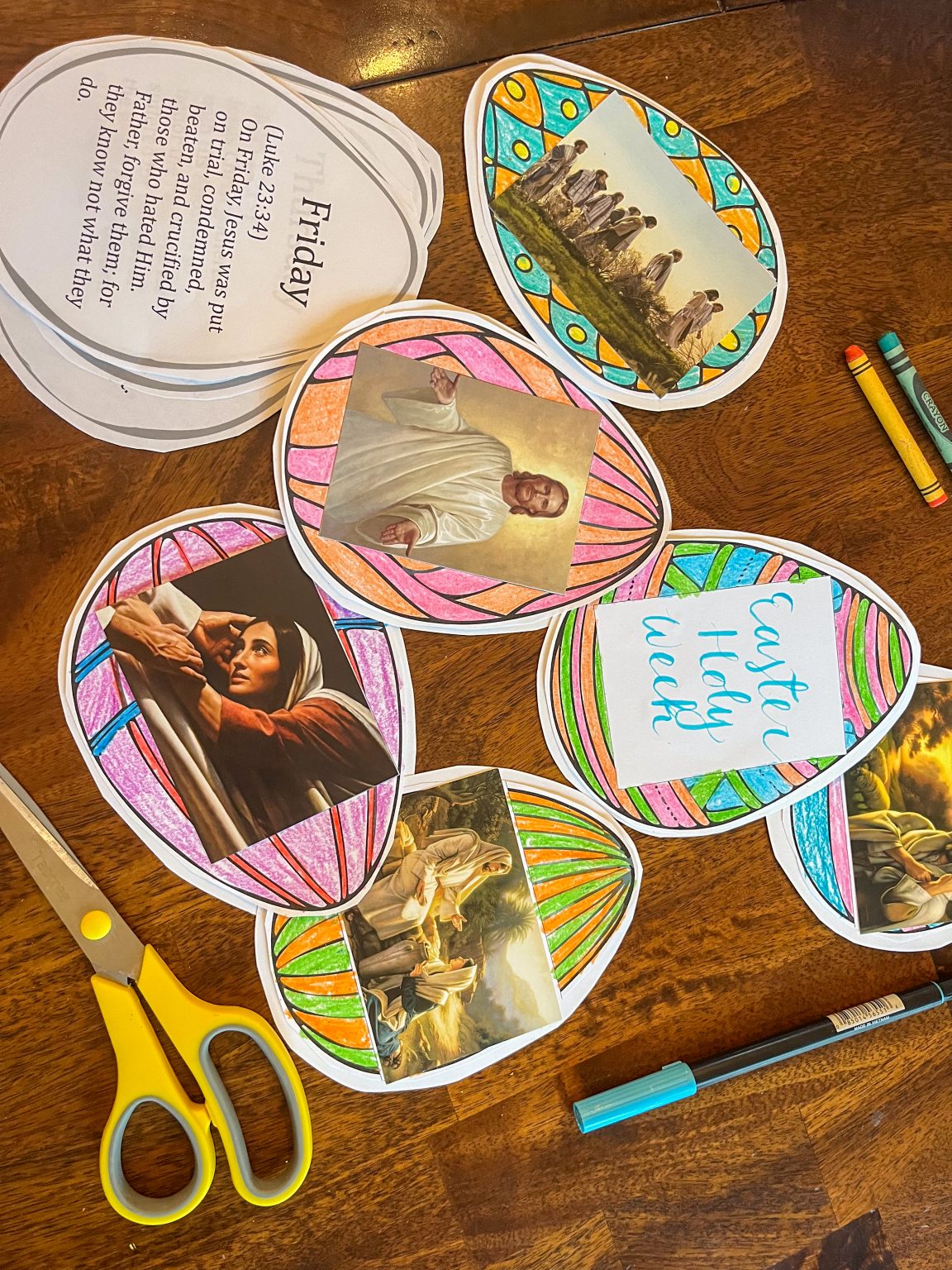 Celebrate Holy Week with Colorful Easter Egg Crafts and Free Download ...